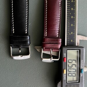 Handmade Vegetable Tanned Leather Watch Band / Strap, 16mm 17mm 18mm ...