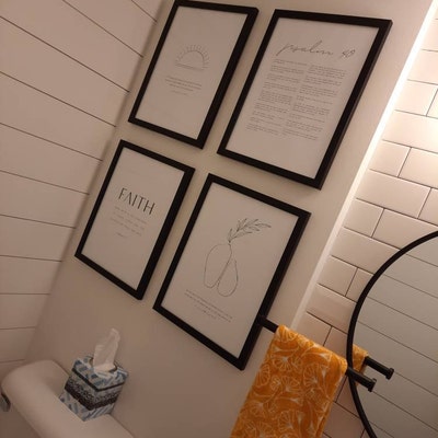 Psalm 16 Bible Verse Wall Art Modern Christian Poster - Etsy