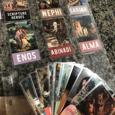 Book of Mormon Scripture Hero Cards LDS Come Follow Me 2024 Scripture ...