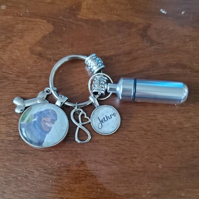 Pet Memorial Key Ring Pet Memorial Keychain With Custom Photo and ...