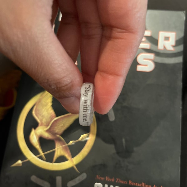 Fourth Wing Book Page Ring - Etsy