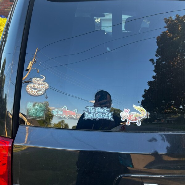 GREEN TREE PYTHON Sticker Pack Cute Snake Stickers: Clear, Holo, Vinyl ...