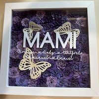 Memorial Shadow Box, Infant Loss Memorial, in Memory Gift, Your Wings ...