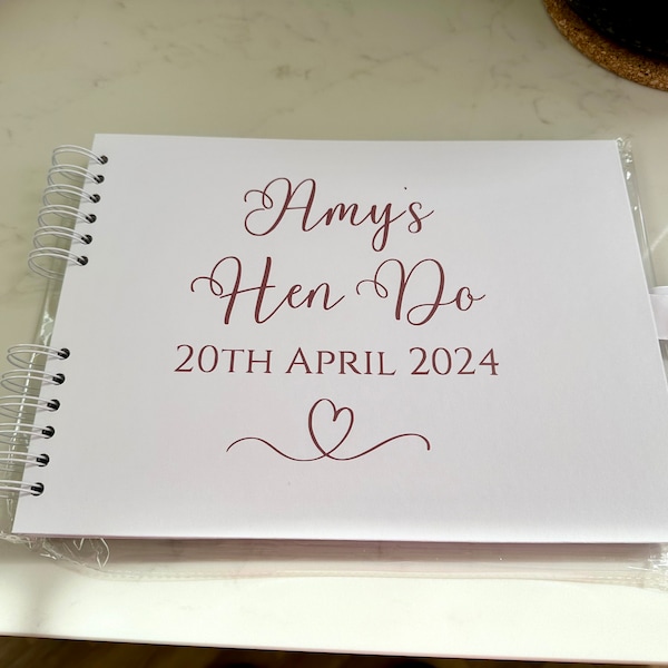 Our First Year Scrapbook Album, First Anniversary Scrapbook ...