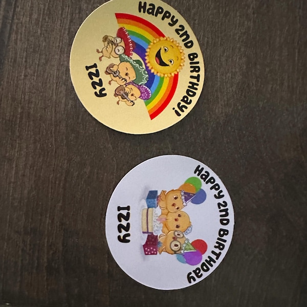 Luli Pampin Birthday Stickers - Etsy