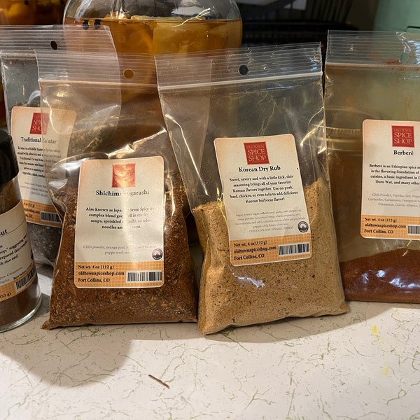 Shichimi Togarashi, Japanese 7 Spice, Seasoning Blends, Foodie Gift - Etsy