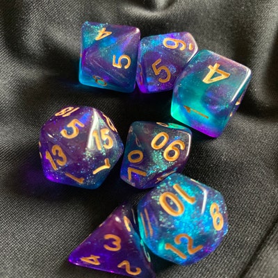 Water SPRITE Dnd Dice Set for Dungeons and Dragons TTRPG D20 - Etsy