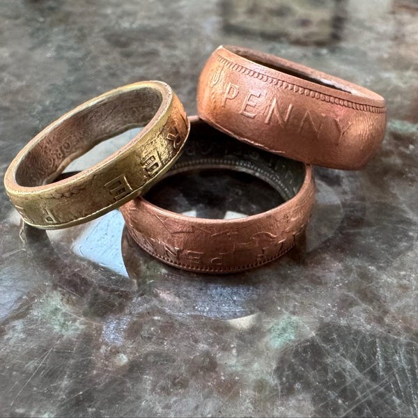 Commemorative 50p Coin - Plural of Penny Coin Ring (display Piece) - Etsy