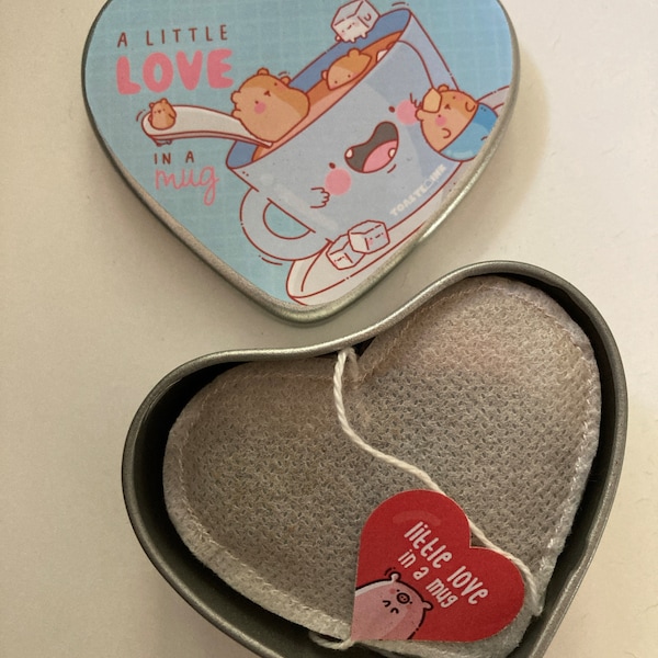 Heart Shaped Tea Bags POSITIVI-TEA Gift Box | Box of 5 | Love ...