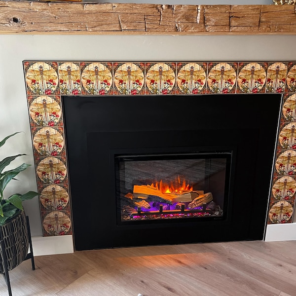 Art Deco Kitchen Backsplash Tile Vintage Art Deco Design Ceramic Tile ...