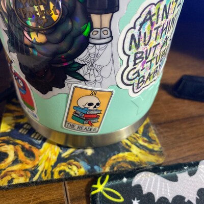 Skeleton Stickers Peace Sign Sticker Goth Stickers - Etsy