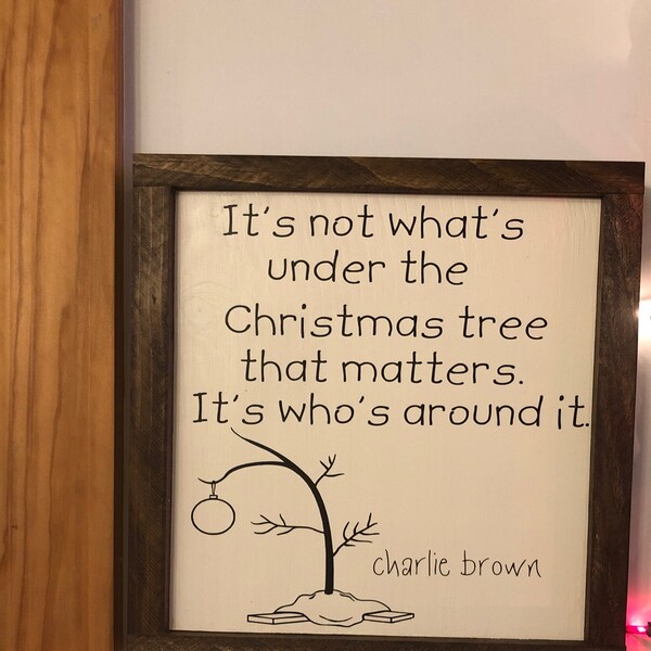 Charlie Brown Christmas Sign, Peanuts Christmas Sign, Snoopy Christmas ...