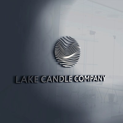 Premade Circle Script Name Letter Initials Logo Design, Monogram Stamp ...