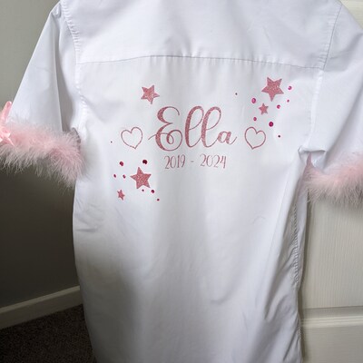 SCHOOL LEAVERS Personalised Leavers Shirt Iron on Decals , School ...