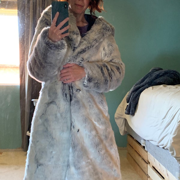 Fur Big Sequin Kimono, Burning Man Coat - Festival Clothing - Rave ...