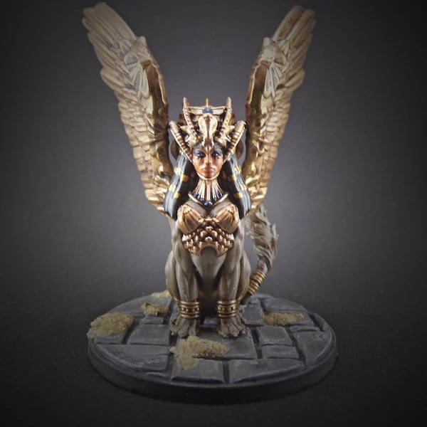 Rp Sphinx Final 50mm Miniature Dungeons and Dragons Mini - Etsy