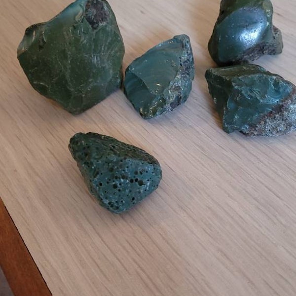 Green Obsidian Palm Stone - Etsy