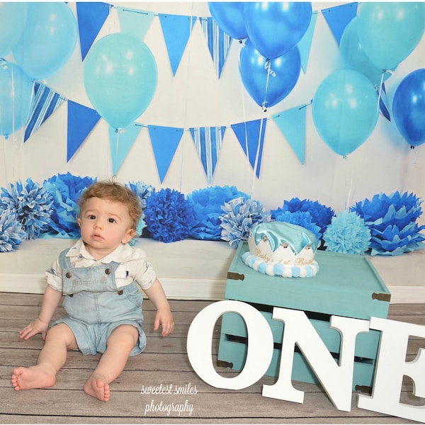 ONE Sign for First Birthday Decor, Freestanding Letters for 1st ...