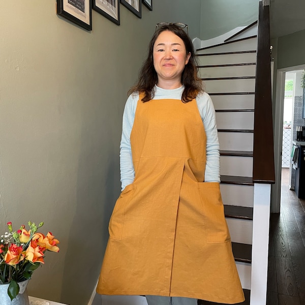 Pottery Apron Sewing Pattern/split Leg Apron /pinafore Pattern PDF/ No ...