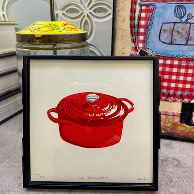 Snail Original Art Block Print Hand Carved Hand Printed - Etsy