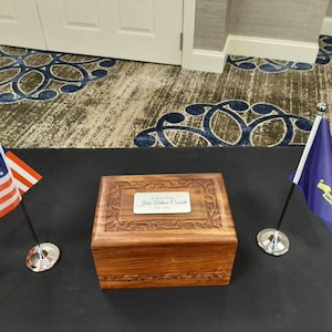 Laser Engraved Name Plate, Personalized Customized Memorial, Urn ...