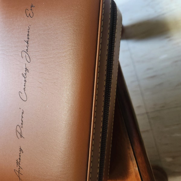 Personalized Travel Cigar Humidor Case With Included Accessories, Cigar ...