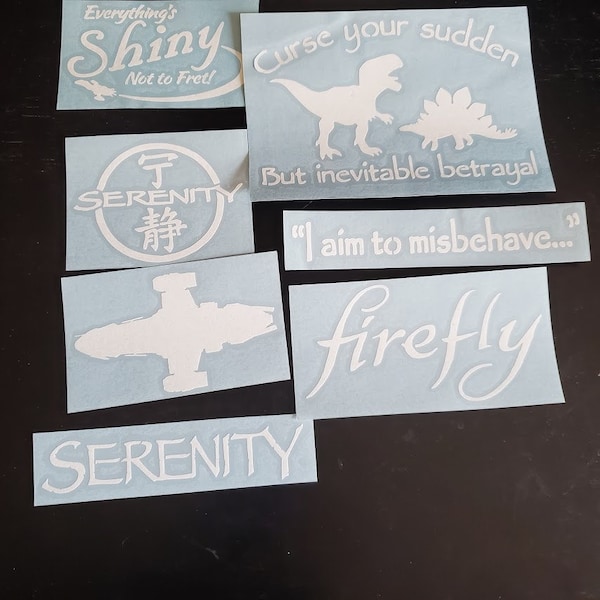 Firefly Logo(s) Decal 4 Pack - Etsy