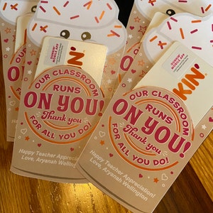 Coffee Thank You Teacher Gift Printable, Teacher Gift, Teacher ...