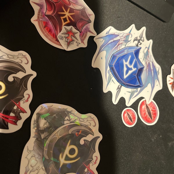 FFXIV Dragoon Waterproof Vinyl Sticker | Final Fantasy 14 DRG Job Stone ...