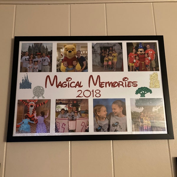 Disney Mickey Mouse Picture Frame Collage Photo Frame Birthday Disney ...