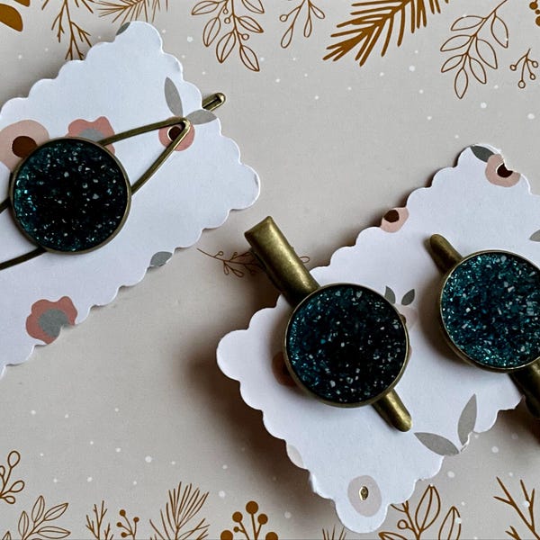Simple Hair Clip With Walnut Wood Baroque (332) - Etsy