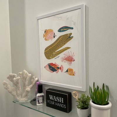 Hawaiian Fish Art Print, Hawaii Art, Marine Life Art, Fish Print ...