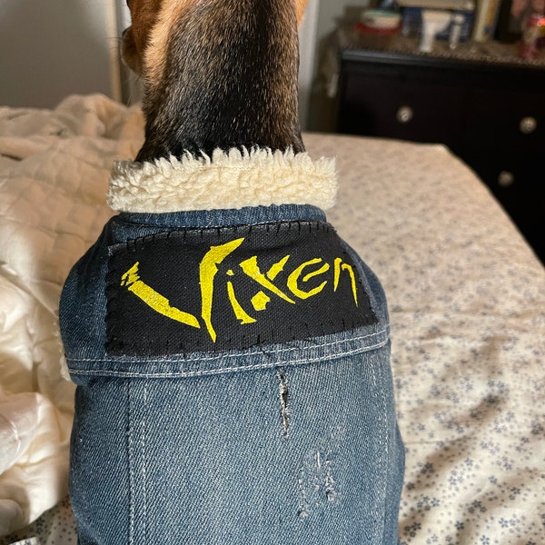 Vixen Handmade, Hand-painted Patch (more Info in Description!) - Etsy