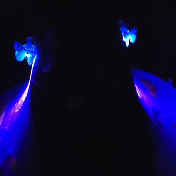 Blacklight UV LED Light Pod Single Color Blue Red Ultraviolet Portable ...