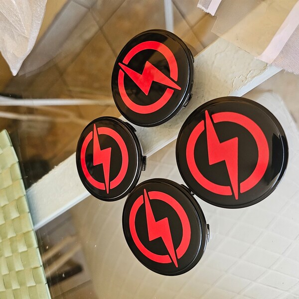 Metal Stickers Custom Car / Wheels Center Cap Logo Badge Wheel Trims ...