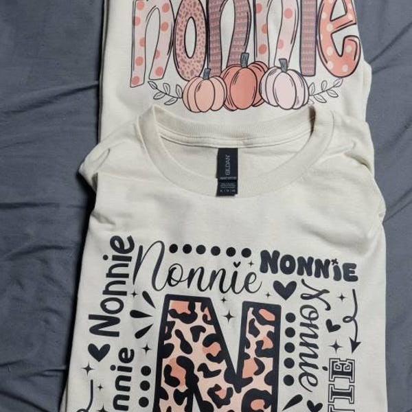 Fall Nonnie PNG, Pumpkin, Pumpkins, Doodle Letters, Autumn, Sublimation ...