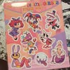 The Amazing Digital Circus TADC Die Cut Vinyl Sticker Sheet - 6.5" X 5. ...