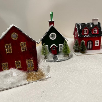 Rose Window Putz Church Christmas Craft Kit Build Decorate a Full Size ...