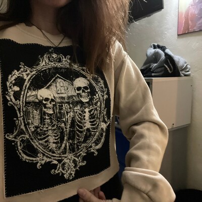 American Gothic, Back Patch, Goth Patch, Cloth Patch, Canvas Patch ...