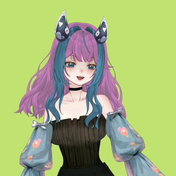 Customizable Live2d Vtuber Model V.1, Premade Vtuber, Fully Rigged ...