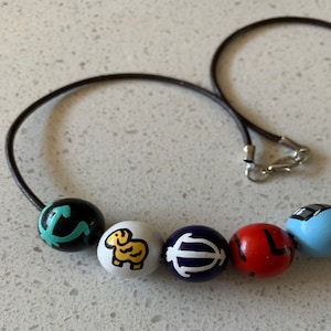 Percy Jackson Camp Half-blood 5 Beaded Necklace now Featuring Glow in ...