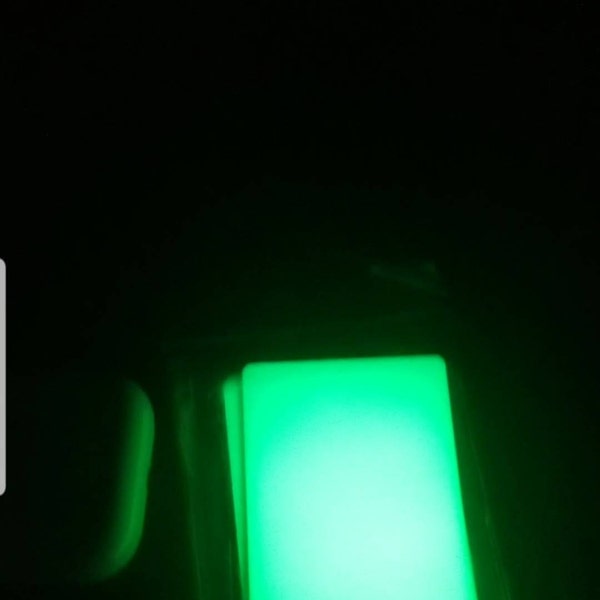 Glowdaddy Hyperglow GLOW CARDS Glow in the Dark Credit Card, Camping ...