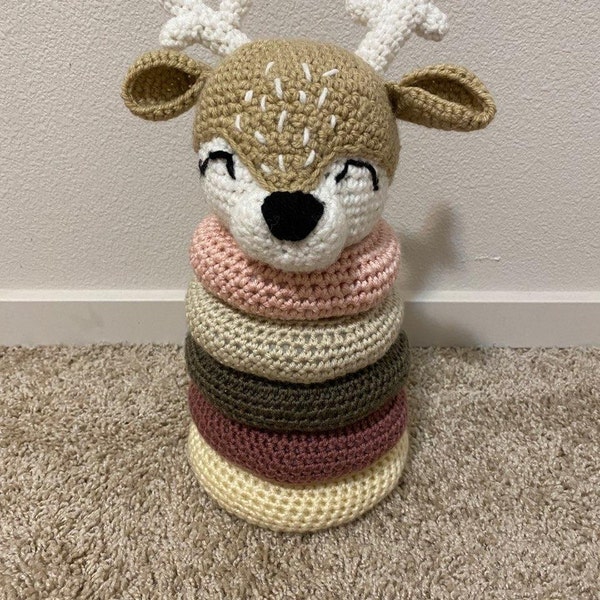 PDF Pattern: Little Deer Stacking Ring Crochet Toy - Etsy