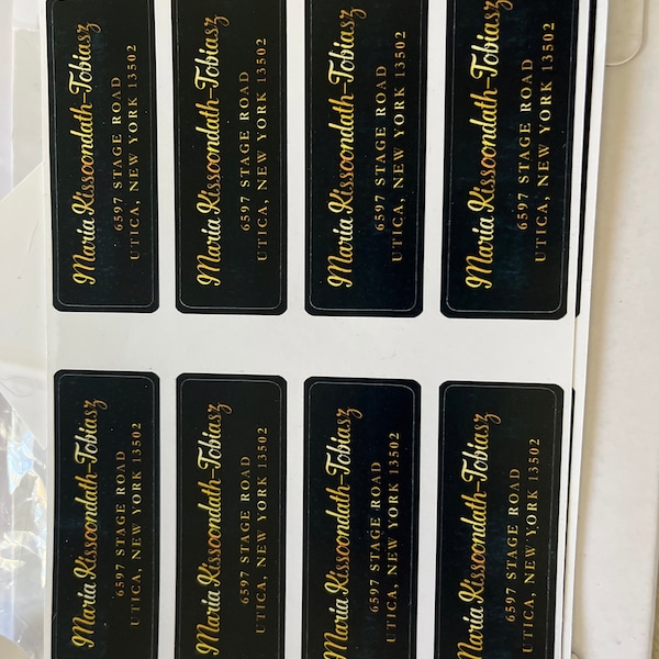 Address Labels / Autumn Colors Personalized Return Address Labels ...