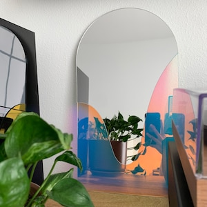 Liquid Arch Reflector Wavy Acrylic Mirror Arch Mirror Amorphic Mirror ...