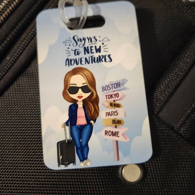 Personalized Luggage Tags, Personalized Vacation Tag, Travel Bag Tag ...