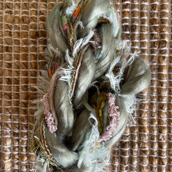 MOSSY RIVER ROCKS I Original 3D Textile Art Fiber Art Display Moss Wall ...