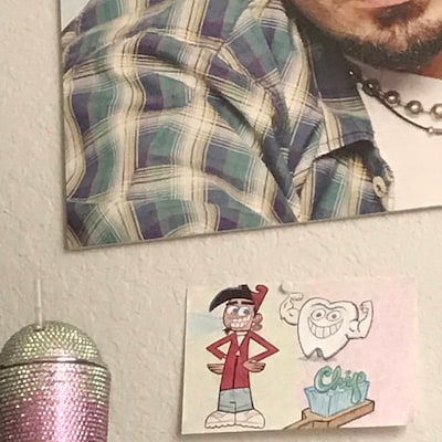 Kronk With Shoulder Angel & Devil original Drawing - Etsy