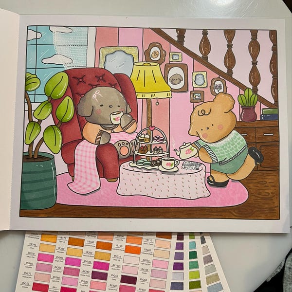 Coloring Book Vol.2 | Heavy Weight Cardstock - Etsy