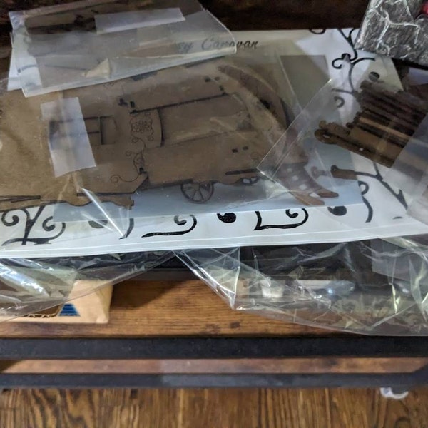 Gypsy Caravan Kit- Build Your Own- Vardo Wagon- Mini - Ships From USA ...